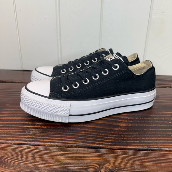Converse | Shoes | Converse Chuck Taylor All Star Lift Ox Platform Black | Poshmark